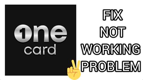 fix onecard app not working not open problem tech solutions bar