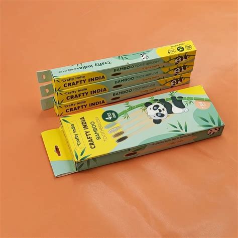 Toothbrush Packaging Box Bamboo Toothbrush Packaging Box Manufacturer From New Delhi