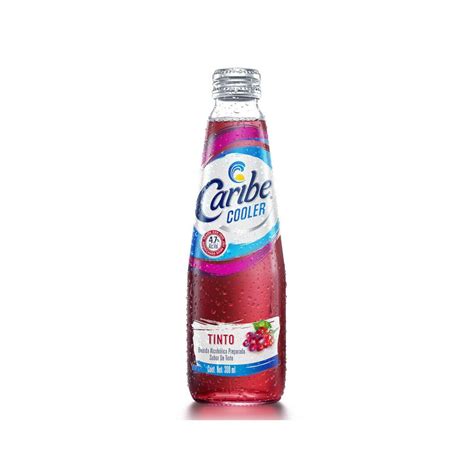 Pack De 12 Bebida Alcohólica Caribe Cooler Tinto 300ml Caribe Cooler