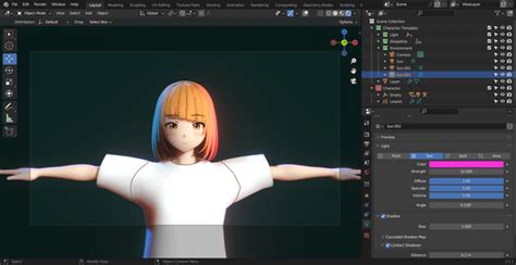 experimenting character shader in eevee r blender