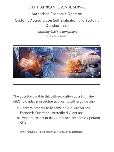 Fillable Online New Rules For Sars Customs And Excise Client