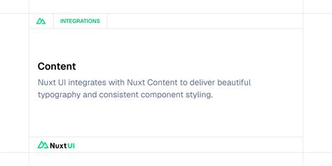 Content Nuxt Ui