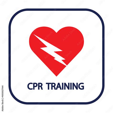 Cpr Logo Medical Resuscitation In An Emergency Vector Clipart Medical Signs Red Icon Image