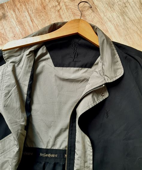 Vintage 💥navy Color💥 Yves Saint Laurent Jacket X Ysl Jacket Grailed
