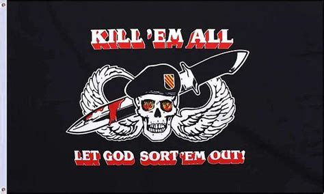 Special Forces Kill Em All Flag 3x5 Ft