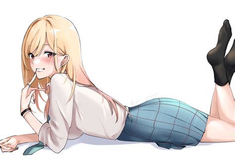 Anime Girls Kitagawa Marin Sono Bisque Doll Wa Koi Wo Suru Hd Wallpaper Rare Gallery