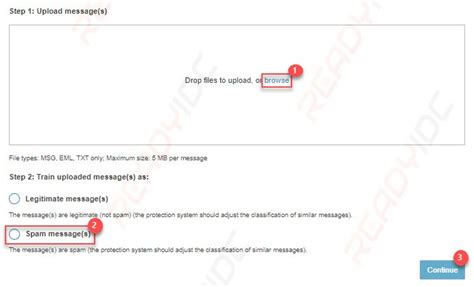 วธการรายงานอเมลวาเปน Spam หรอ ไมใช Spam ใน Spam Experts ReadyIDC Service 24 Hour Support