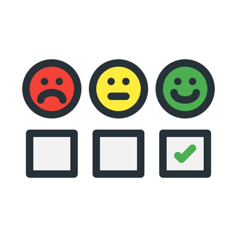 Satisfaction Scale Generic Outline Color Icon