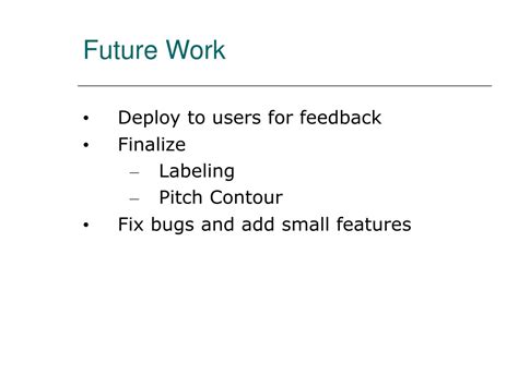 Ppt Xkl Tool For Speech Analysis Design Features And Future Work