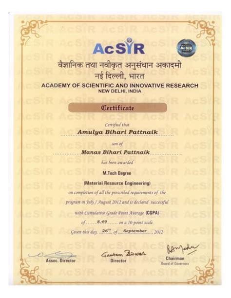 Master Degree Transcripts Pdf