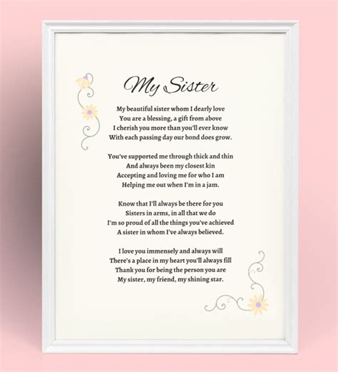 Big Sister Poem