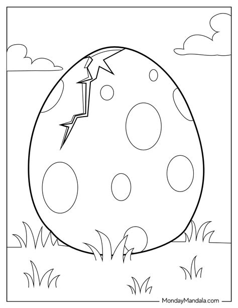 Dinosaur Eggs Coloring Pages [2025]