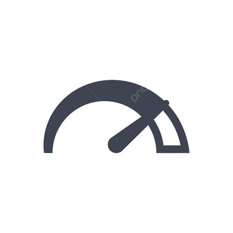 Speed Meter Icon Icon Speedometer Gauge Vector Icon Speedometer