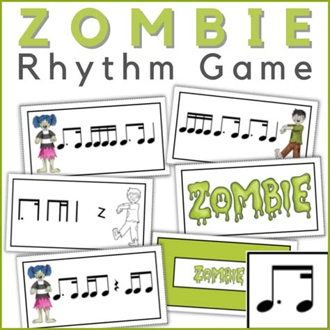 Tim Ka Dotted Eighth Sixteenth Note Rhythm Game Halloween Music Or Band Game