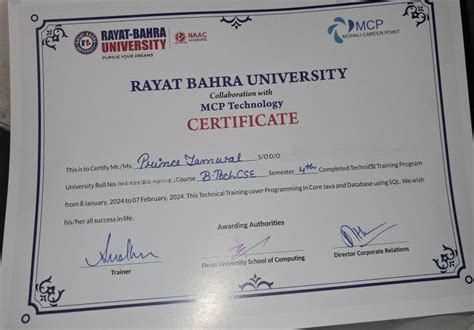 Java Sql Programming Btechcse Rayatbahrauniversity
