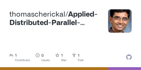 Github Thomascherickalapplied Distributed Parallel Processing