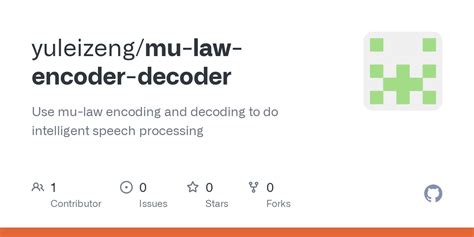 Mu Law Encoder Decoderexp2ex1m At Main · Yuleizengmu Law Encoder