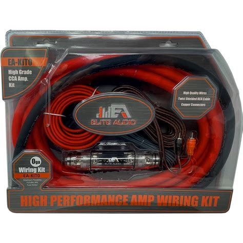 Elite Audio Ea Kit0 0ga Cca Amplifier Installation Kit