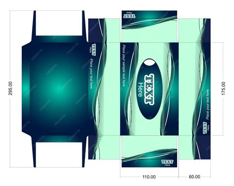 Premium Vector Tissue Box Template