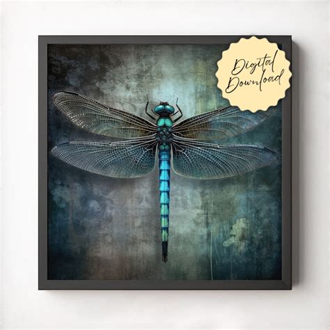 Dragonfly Art Print Etsy