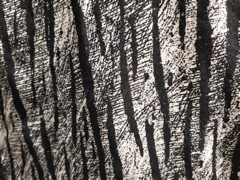 Texture Of Print Fabric Striped For Abstract Background And Design