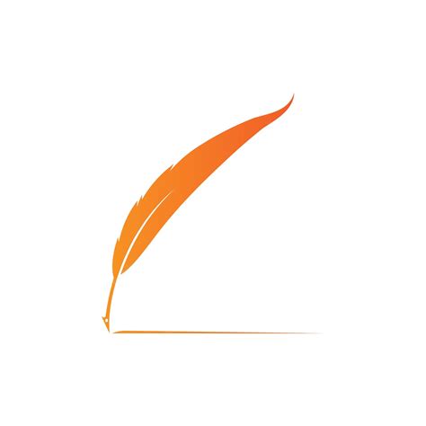 Premium Vector Feather Logo Vector Template