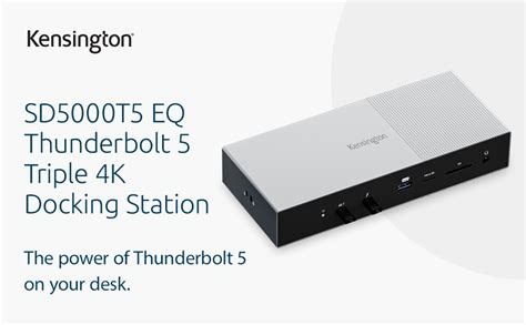 Kensington Sd5000t5 Eq Thunderbolt 5 Triple 4k Docking Station