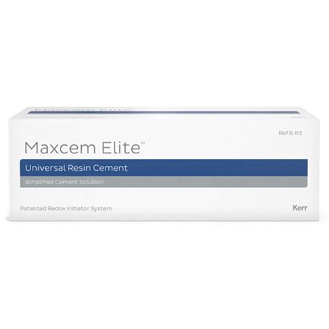 Maxcem Elite Bulk Pack 4 X 5gm Clear Dental Brands