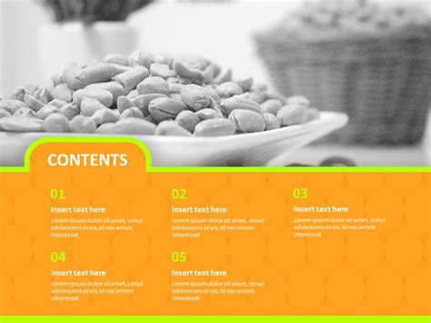 Nutty Peanut Free Presentation Templates