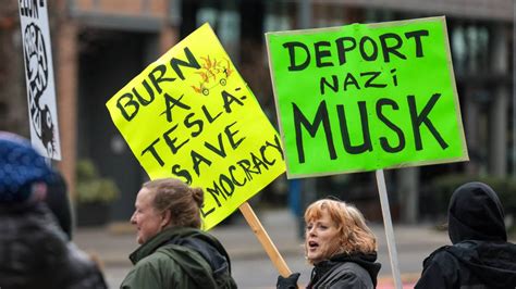 Tesla Takeover Protests Against Elon Musk Signal Turning Point