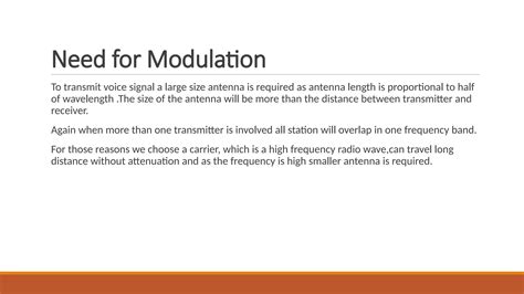 Modulation In Communication Systems 1 Pptx
