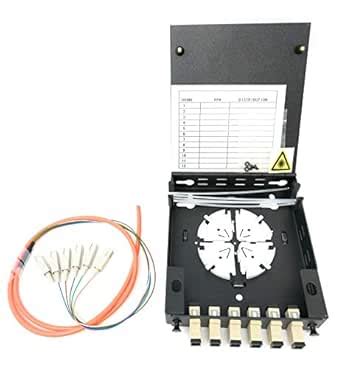 Ultra Spec Cables 6 Port Wall Mount Fiber Enclosure With