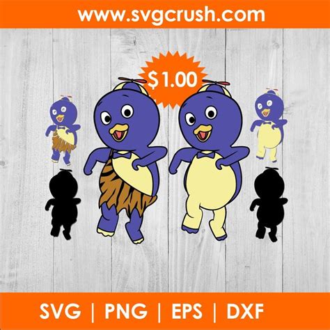 1 00 Backyardigans Pablo Svg Cut Files Dxf Png Eps Format Available Svg Cutting Files