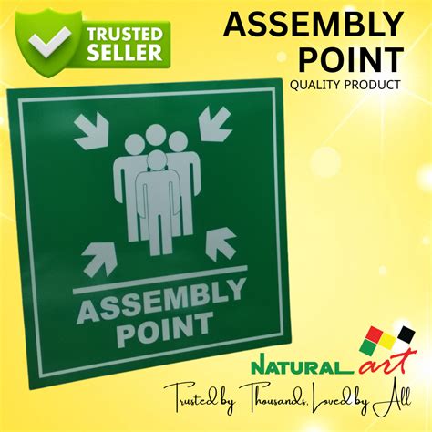 Assembly Point Sign Papan Tanda Asembly Point Shopee Malaysia