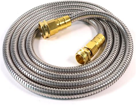 Holldoor Metal Garden Hose 20 Ft 304 Stainless Steel