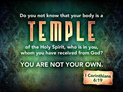 Sharefaith Media Your Body Is A Temple Of The Holy Spirit