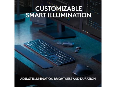 Logitech Mx Keys S Wireless Keyboard Low Profile Fluid Precise Quiet Typing Programmable Keys