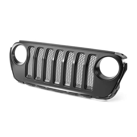 Satin Black Grille By Mopar 2018 Wrangler Jl Jeep World