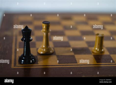 Checkmate Black King Defeated By White Queen And A Rook On A Chess