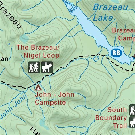 Ceab13 White Goat Wilderness Area Central Alberta Topo Map By Backroad Mapbooks Avenza Maps