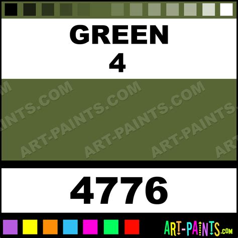 Green 4 Artist Airbrush Spray Paints 4776 Green 4 Paint Green 4