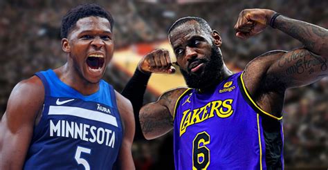 Anthony Edwards Sends Clear Message To Lebron James After Physical Battle You Aint Just Gonna