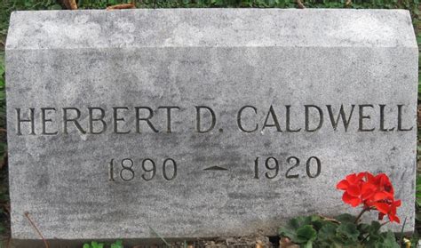 Herbert Dewitt Caldwell 1890 1920 Homenaje De Find A Grave
