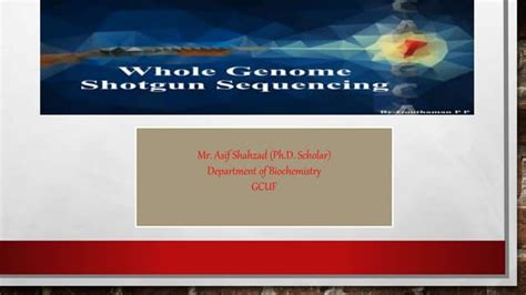 Whole Genome Shotgun Sequencing Pptx