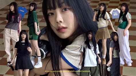 Lookbook🎧 블록코어 감성 낭낭한 가성비 룩북 ˖˖ ࣪⊹ 트랜디한 여름 반팔티들 여름 데일리룩 • 여름룩북 • 스트릿 • 가성비 • 블록코어 • 키작녀 룩북