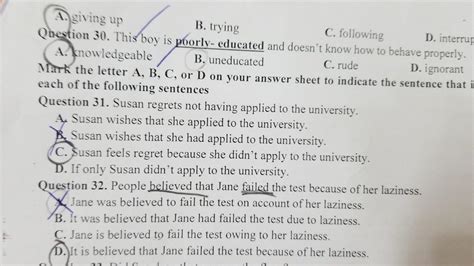 I Cant Really See Why C Is Considered Wrong R EnglishLearning