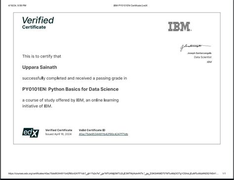 Uppara Sainath On Linkedin 🚀 I Earned A Certificate In Python Basics