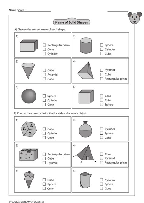 Surface Area Of Solids Using Nets Worksheet Answer Key At Jeff Updike Blog
