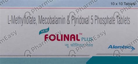 Folinal Plus Strip Of 10 Tablets Uses Side Effects Price And Dosage