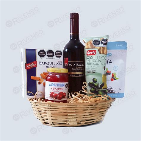 Canastas Navideñas Personalizados Cajas De Vino Rivenso